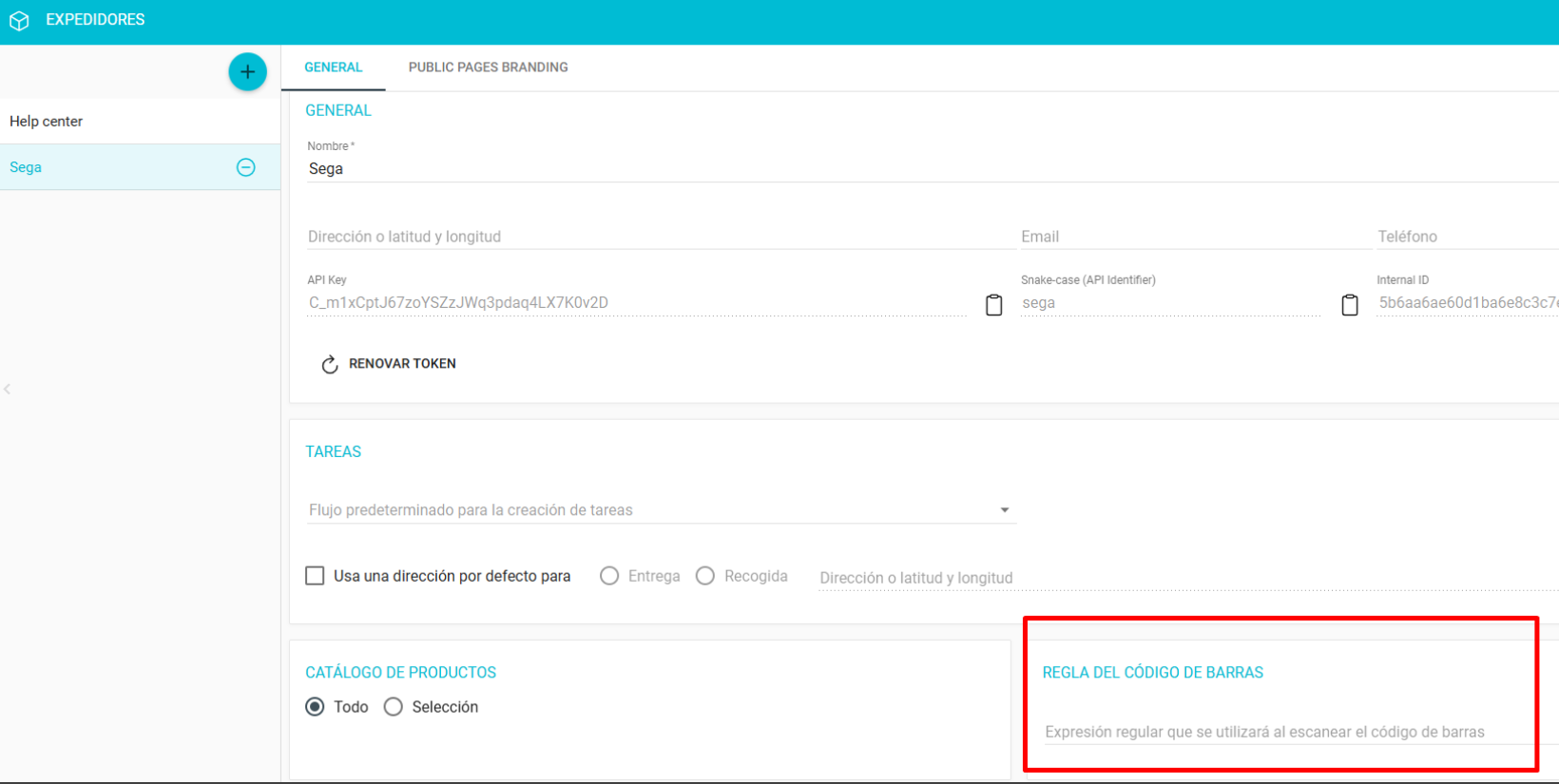 Códigos de Barras – URBANTZ | SUPPORT