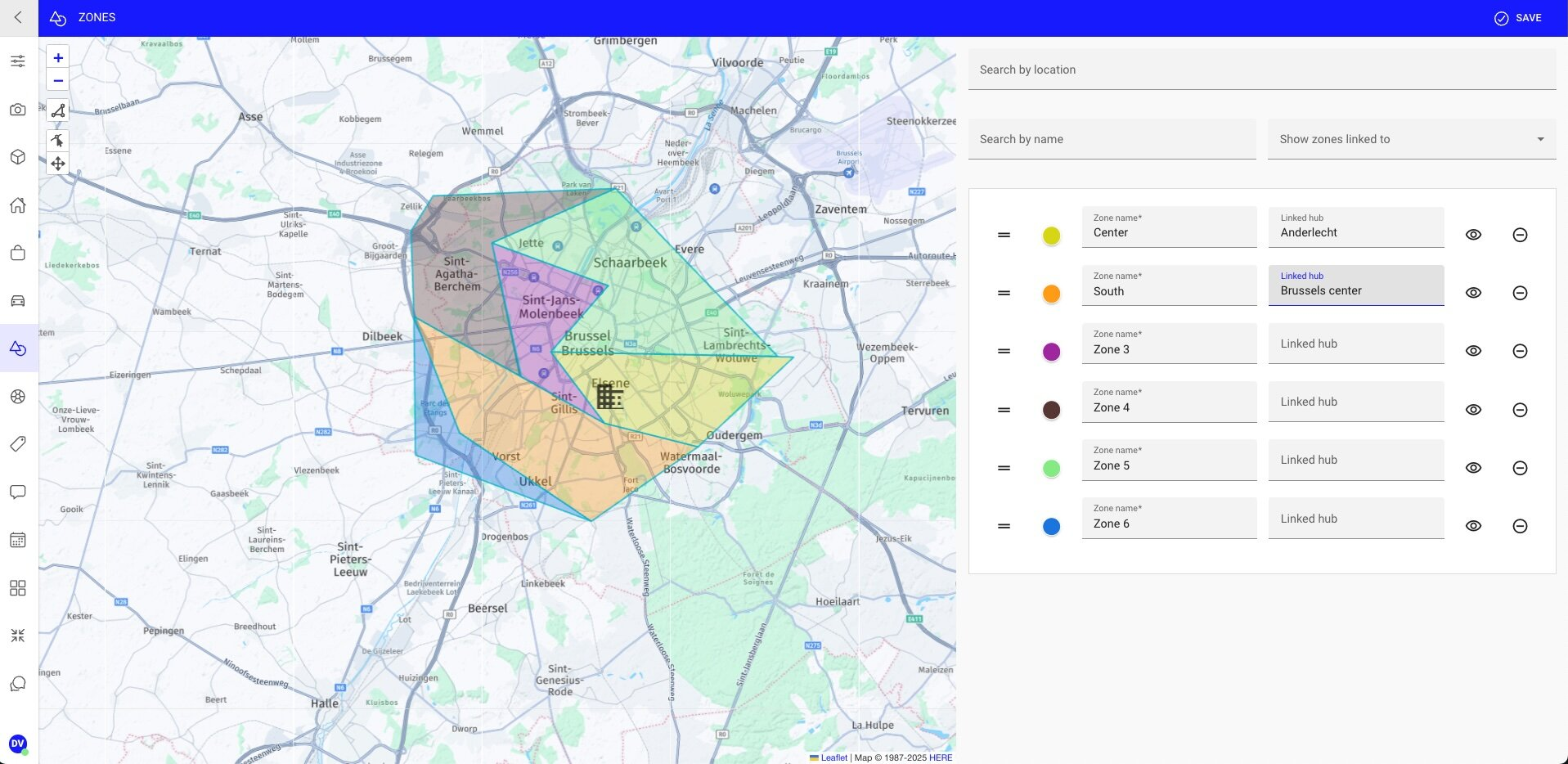 Understanding and Managing Zones in Urbantz – URBANTZ | SUPPORT