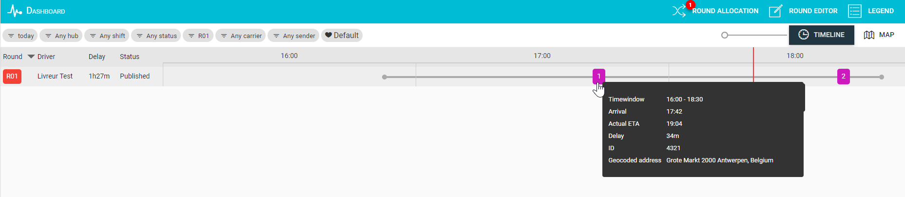 What are Time Window, ETA and Actual ETA? – URBANTZ | SUPPORT
